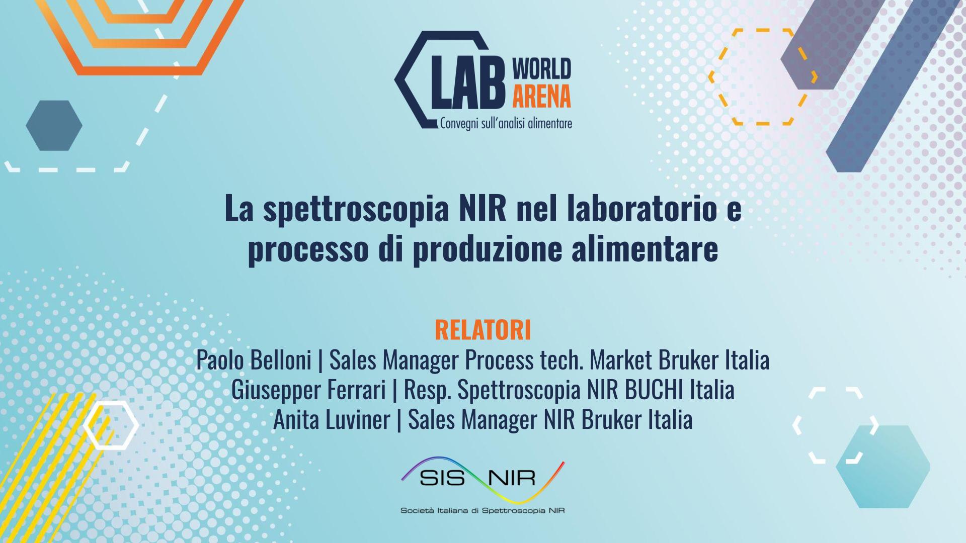 La spettroscopia NIR nel laboratorio e processo di produzione ...